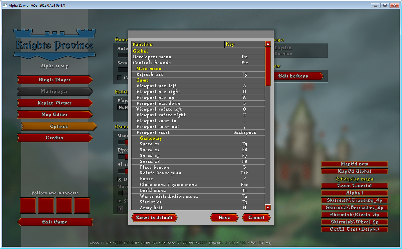 Hotkeys | Knights Province devblog
